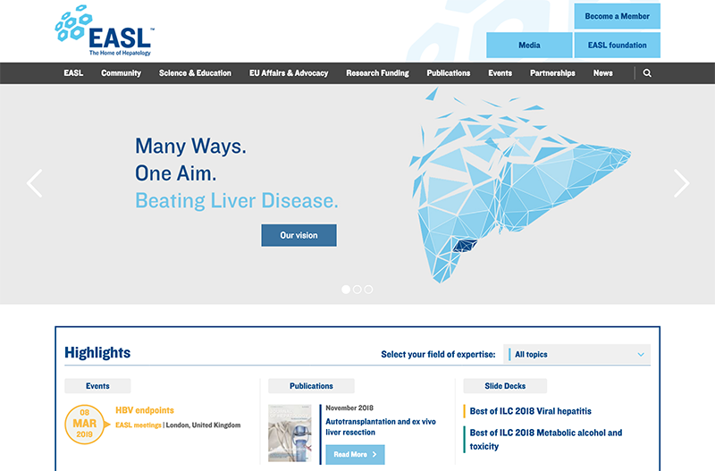 EASL's New Website - Soto